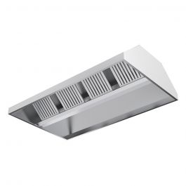 Hota centrala inox cu filtre 350x247x50 cm