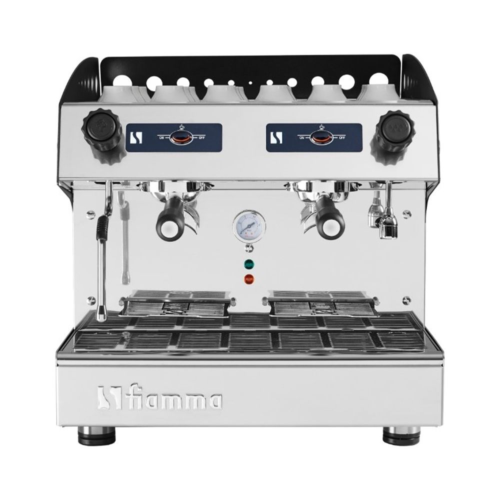 Espressor semi-automat, FIAMMA, 2 grupuri, compact