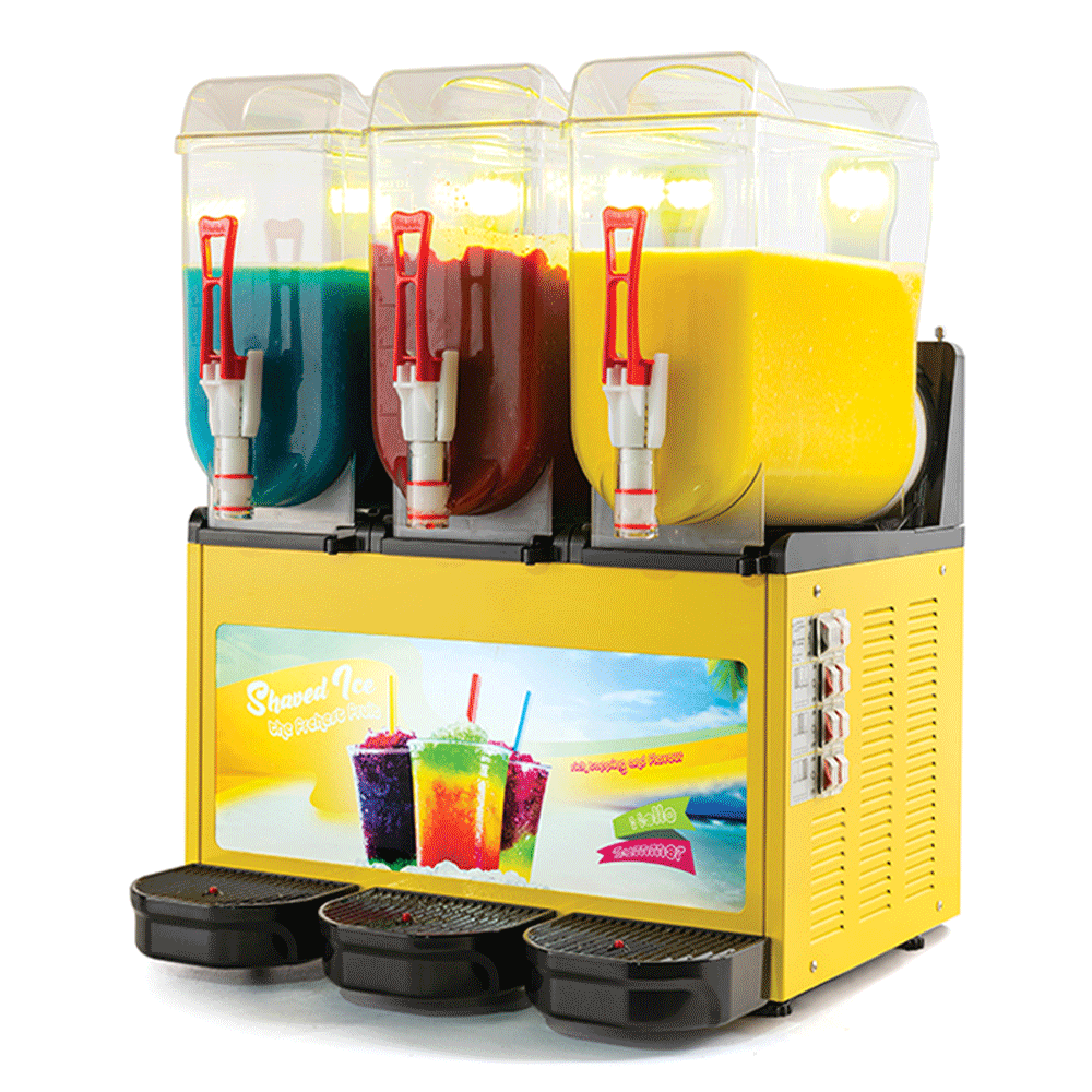 Dozator SPM, suc, granita, cafea, serbet, 3x12 lt, LED