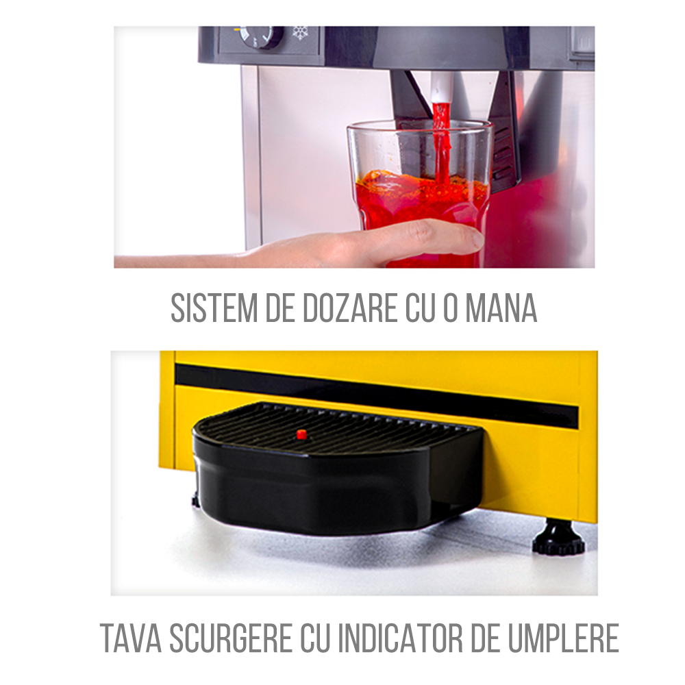 Dozator special, suc, ceai rece, 1x40 lt, panou electronic