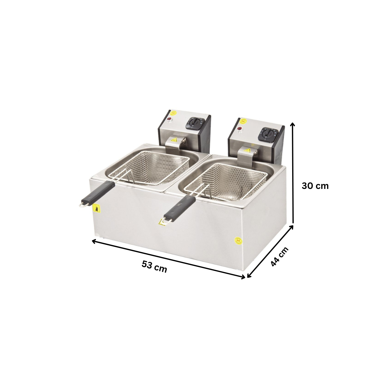 Friteuza electrica cu 2 cuve 5 lt